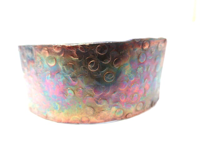 Wide Copper Hammered, Textured, Metal Cuff, Unisex, Jewelry, Copper ...